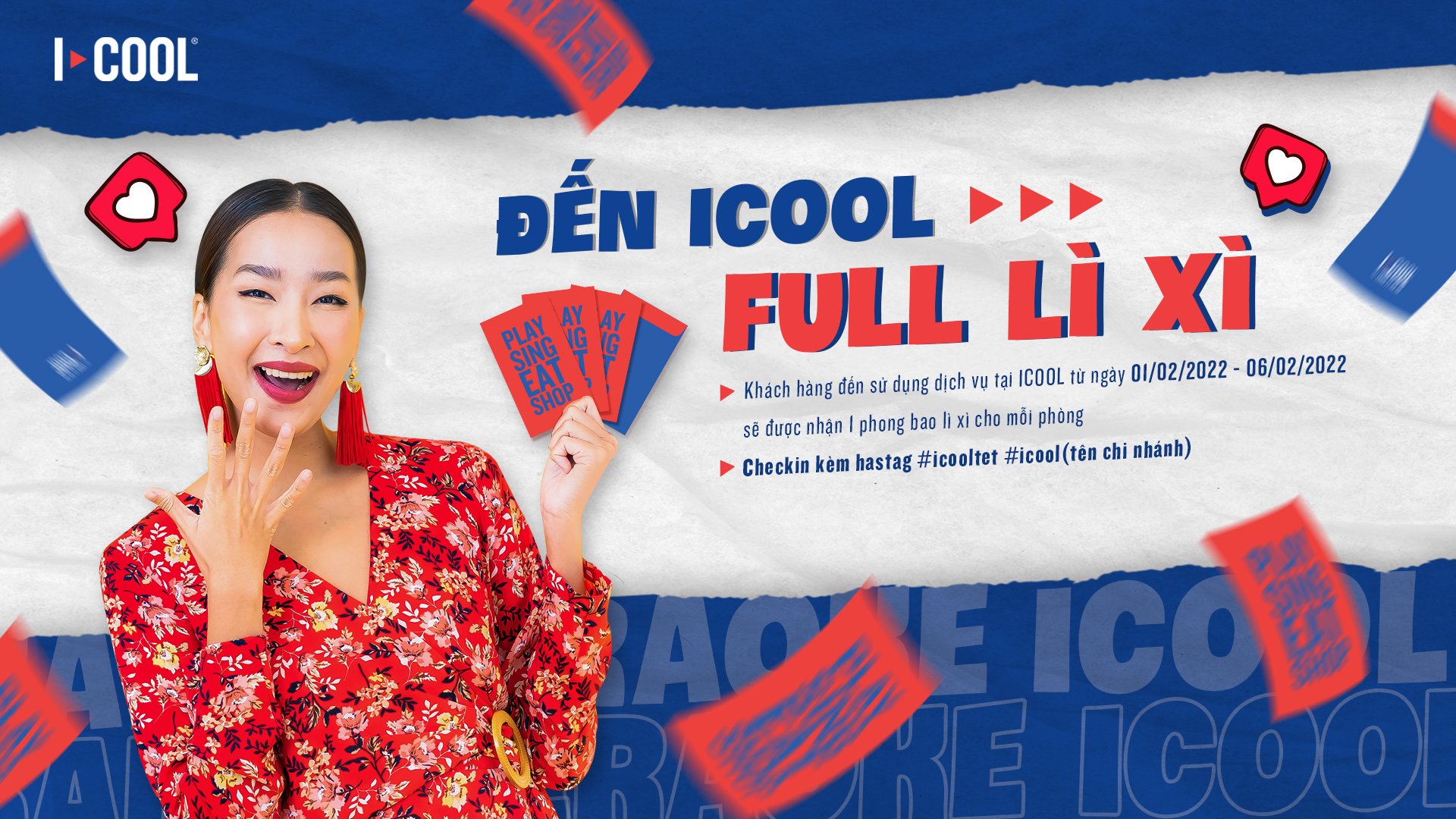 ĐẾN ICOOL- FULL LÌ XÌ - ICOOL KARAOKE